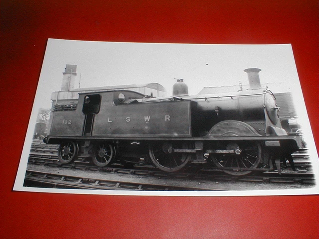 LOCO PHOTO LSWR SR BR 0-4-4T CLASS M7 No 132 £1.50 - PicClick UK