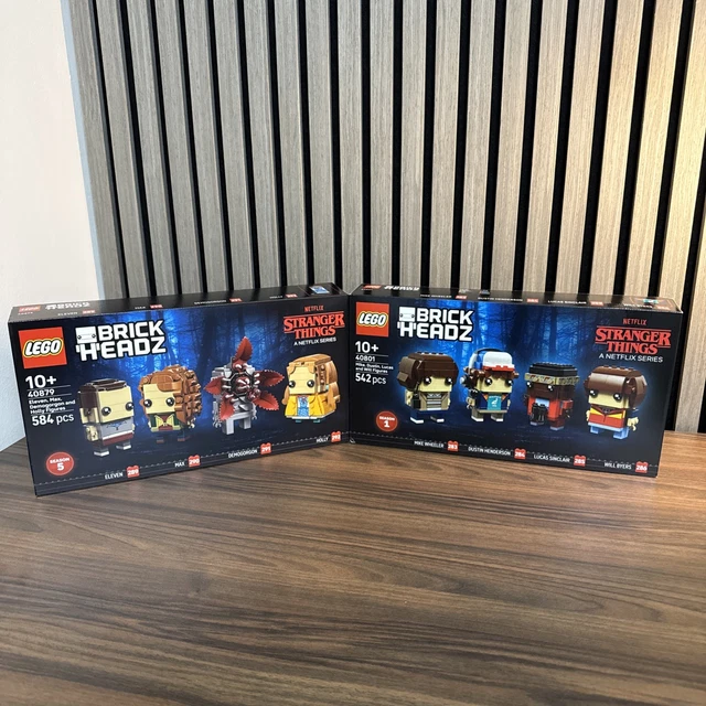 LEGO BRICKHEADZ STRANGER Things 40879 & 40801 - Brand New Eleven ...