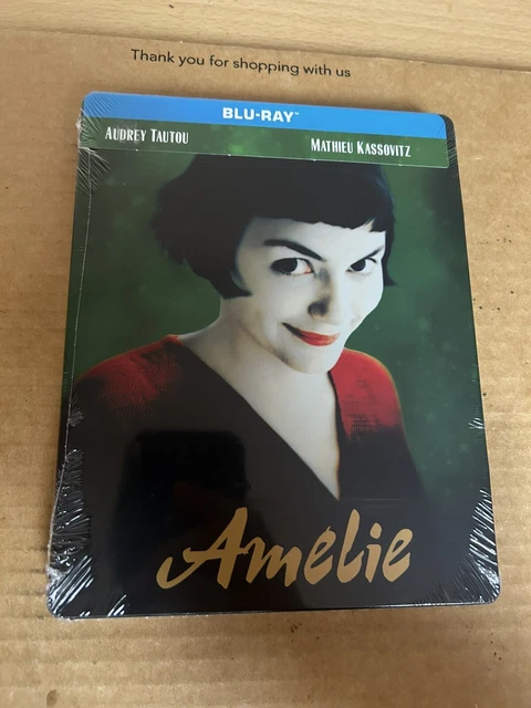 AMELIE (2001) US Reg A Blu Ray Steelbook NEW & SEALED Audrey Tautou ...