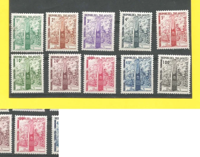 Madagascar Madagaskar Malagasy Rrr Variété Sur 50f Série Taxe Eur 1400