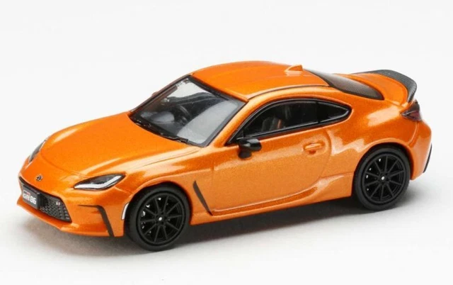 TOYOTA GR86 RZ with genuine rear spoiler - Flame Orange - Hobby Japan 1 ...