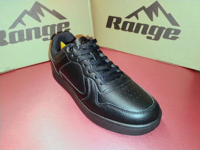 RANGE SIERRA OXFORD Men WIDE Shoes Black Slip Resistant Durable Fashion ...