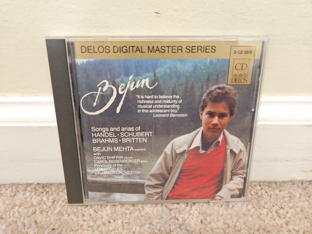BEJUN MEHTA - Handel/Schubert/Brahms (CD, 1983, Delos) D/CD 3019 EUR 22 ...