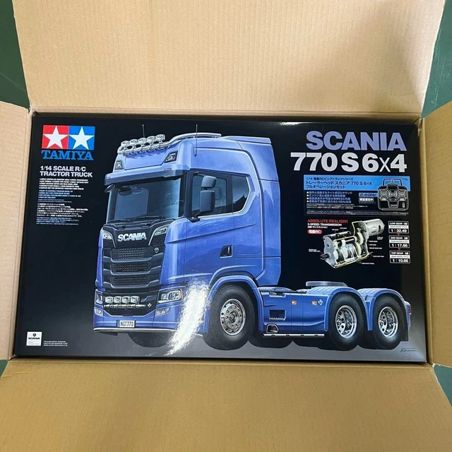 TAMIYA 56367 1/14 Rc Big Truck Series No.67 Scania 770S 6X4 Full ...