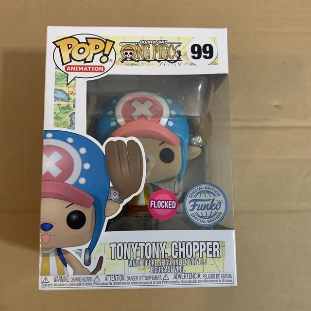 FUNKO POP! ANIMATION One Piece Flocked Chopper #99 SE Exclusive W ...