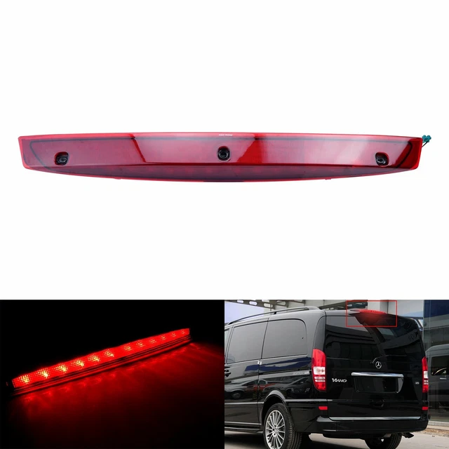 FIT MERCEDES BENZ Viano Vito W639 Red LED Rear High Level Brake Stop ...