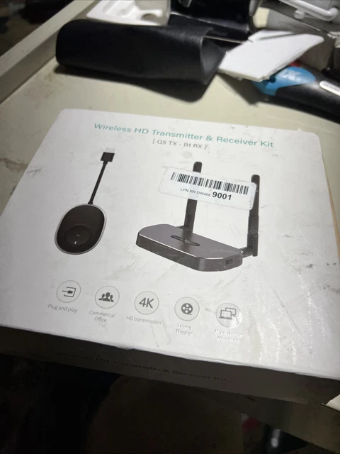 WIRELESS HDMI TRANSMITTER and Receiver 4K Kit, Full HD 4K Wireless ...