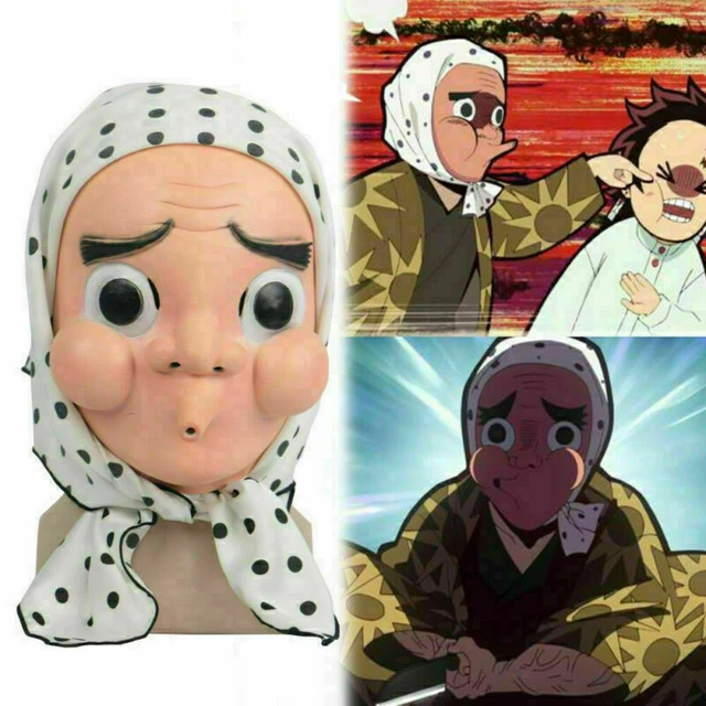 COSPLAY ANIME ROLE Kimetsu no Yaiba Haganezuka Hotaru Mask Netsuke Mask ...