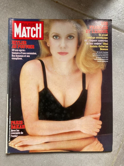 PARIS MATCH N°1757 28/1/1983 Catherine Deneuve Sardou Torr Gainsbourg Hitler L35 EUR 3,50 ...