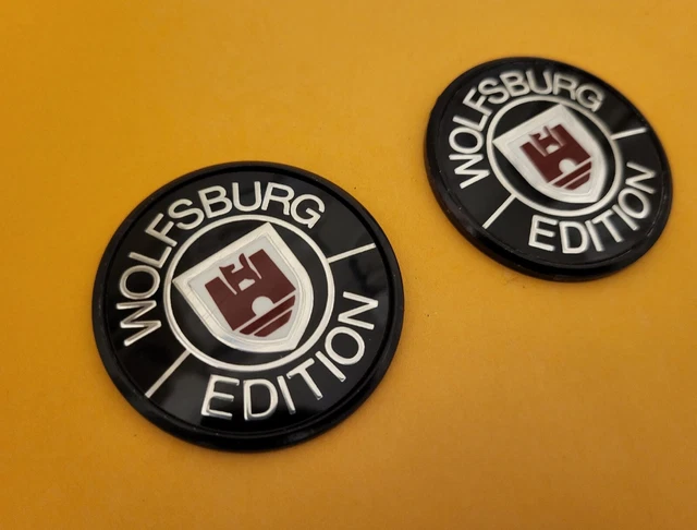 2 OEM VW Mk2 Jetta Golf Gti Emblem Wolfsburg Edition Badge Vintage EUR ...