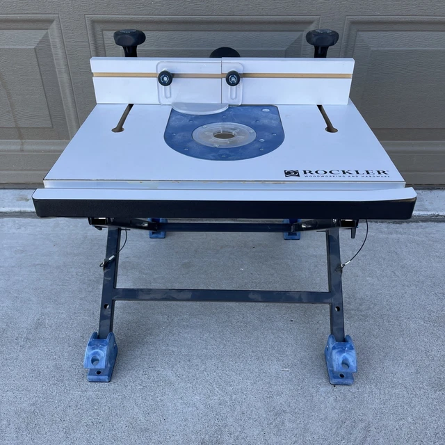 ROCKLER CONVERTIBLE BENCHTOP Router Table w/ Baseplate $175.00 - PicClick