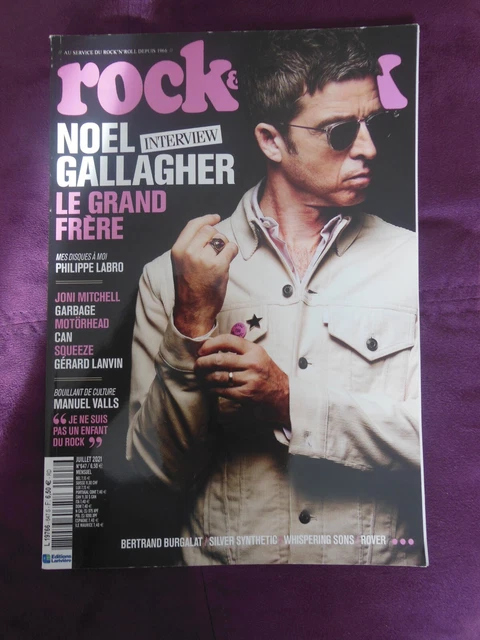 NOEL GALLAGHER / Magazine / Rock And Folk / Juillet 2021 EUR 14,99 ...