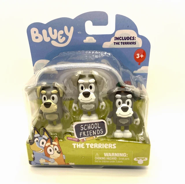 BLUEY THE TERRIERS School Friends Figure 3 Pack £37.79 - PicClick UK