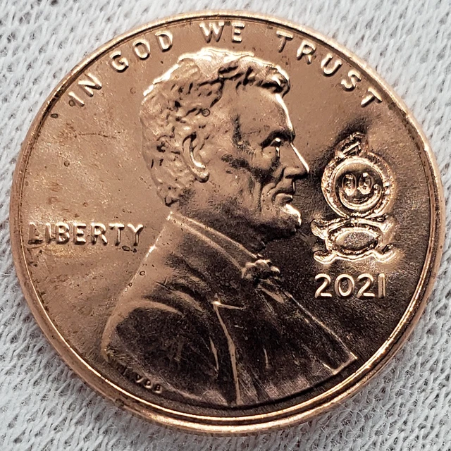 2021 LINCOLN PENNY Baby Shower Stick Figure Family Counterstamp Gift ...