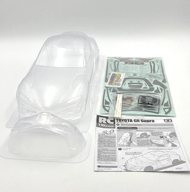 TAMIYA TOYOTA GR Supra 1/10th RC Bodyshell Set 51622: A90 - OZRC LS $26 ...