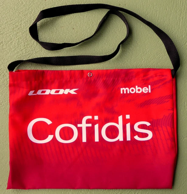 SAC D'ALIMENTATION RARE original émis 2024 équipe COFIDIS musette ...