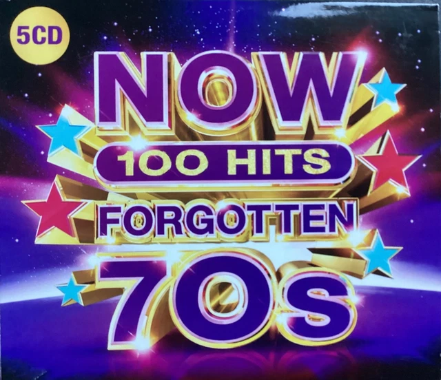 NOW 100 HITS: Forgotten 70s - 5 X CD Album - Various Artists (2019) £3. ...