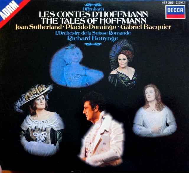 JACQUES OFFENBACH - Les Contes D'Hoffmann, Richard Bonynge , 2 Disc Set ...
