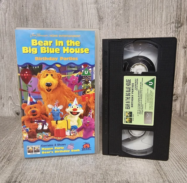 BEAR IN THE Big Blue House Birthday Parties Vhs £9.99 - PicClick UK