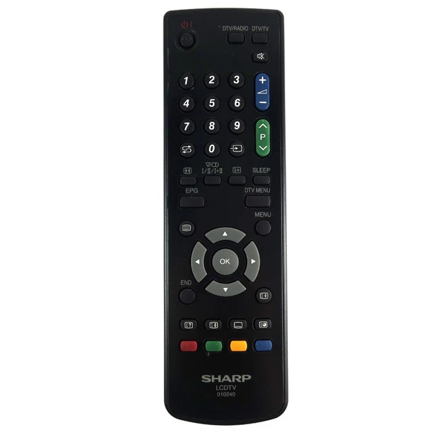 *NEU* ORIGINAL SHARP 9JD076B0MU030 TV-Fernbedienung EUR 30,24 - PicClick DE