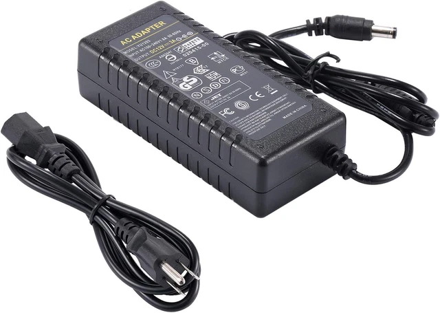 12V 3A POWER Supply, AC 100-240V to DC 12V 3A Power Adapter 36W Charger ...
