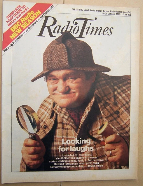 RADIO TIMES/1985/LES DAWSON/JIMMY Edwards/WowShow/Freddie Jones ...