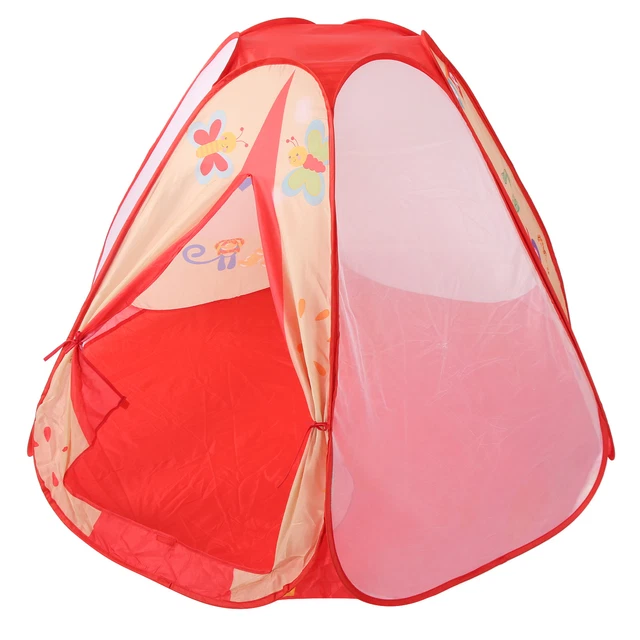 CHILDREN'S INDOOR PLAY Tent Portable Foldable Safe Pop Up Theater Tent ...