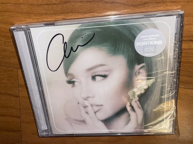 Ariana Grande Positions Signed Cd FOR SALE! - PicClick UK