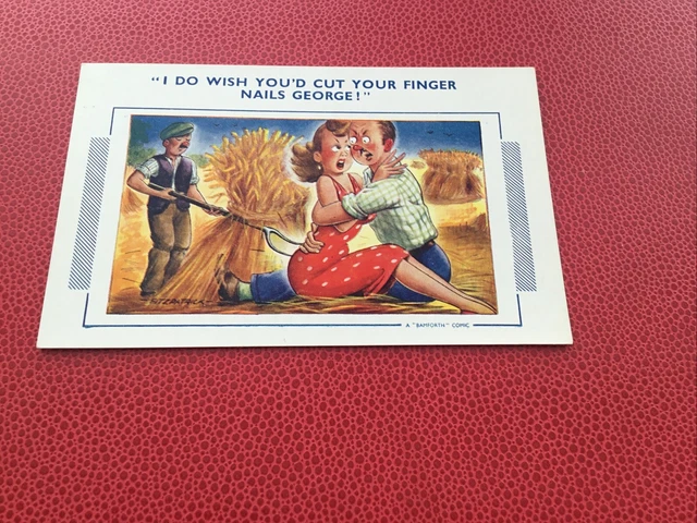 CLASSIC BAMFORTH * Comic Seaside Humour Postcard *** Lot 13 £0.99 ...