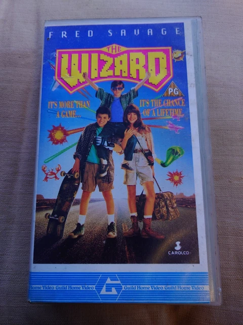 THE WIZARD VHS Tape Nintendo Movie Fred Savage Christian Slater 1989 ...