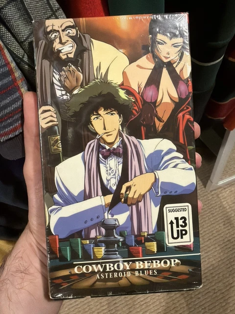 RARE - COWBOY Bebop - Asteroid Blues (English) (VHS, 1999) - SLEEVE ...