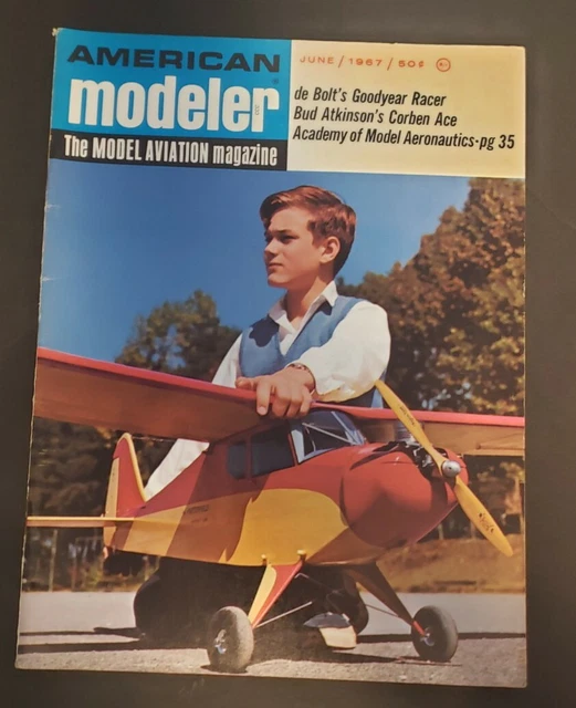 VINTAGE AMERICAN MODELER Magazine June 1967 Airplane Models £11.91 ...