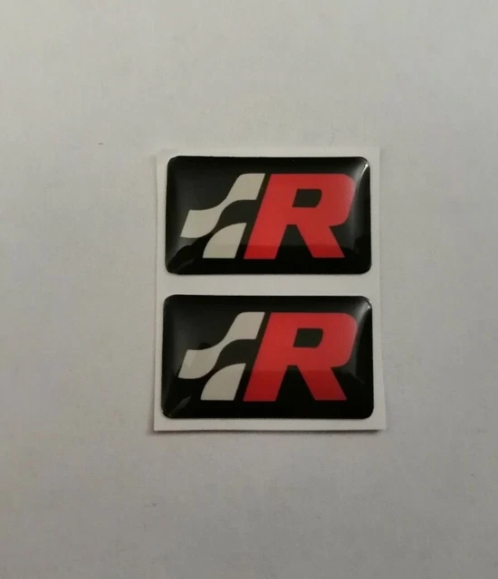 SEAT CUPRA R 3D Domed Badge Logo Emblem Sticker Graphic Decal Ibiza ...