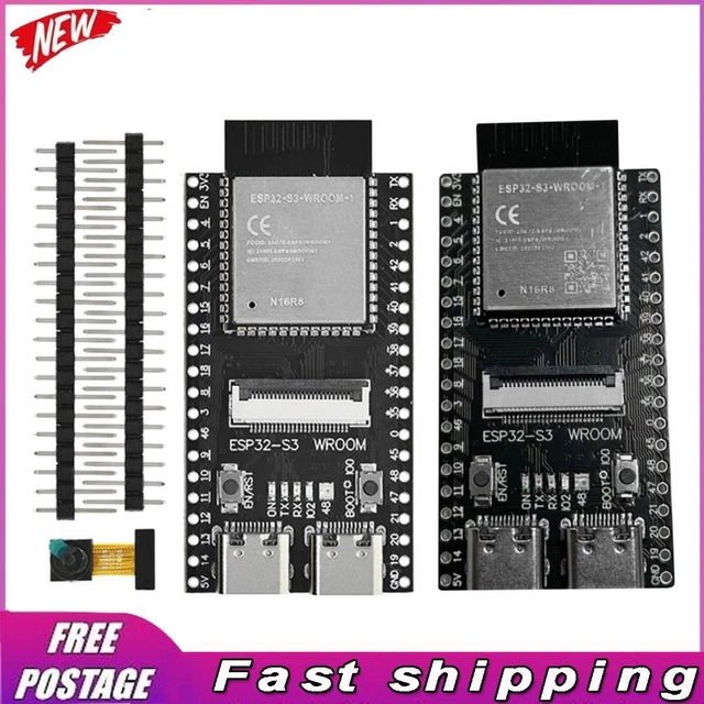 Esp32 S3 Wroom Cam Board Detailed Tutorial Wifi Bt Module With Ov2640