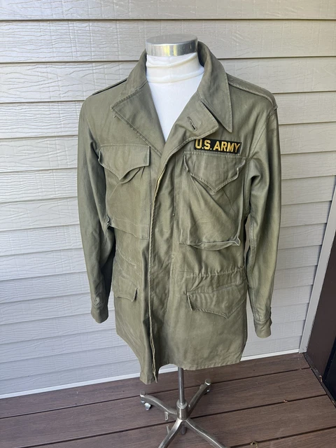 VTG WWII US ARMY M1943 Field Jacket Dated 1945 Mint 34L £82.16 ...