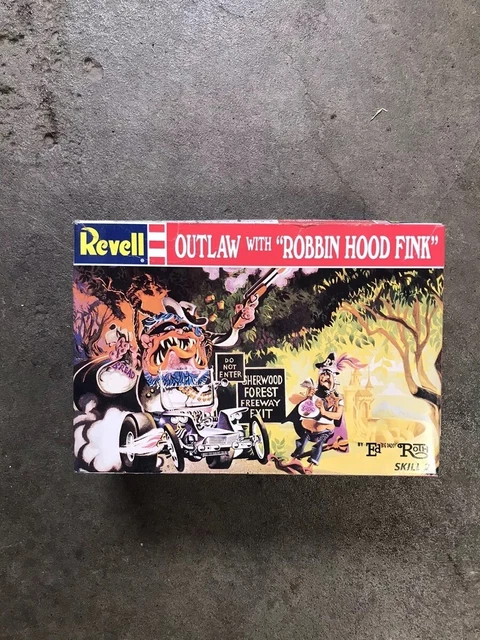 REVELL OUTLAW WITH "Robbin Hood Fink" Ed "Big Daddy" Roth Robin Model ...