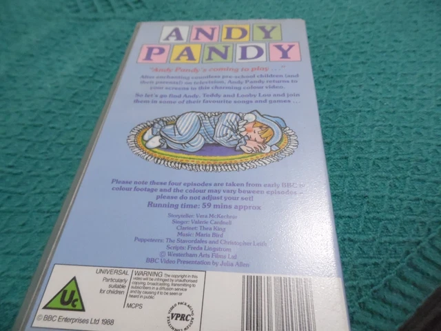 ANDY PANDY - Kids children's - VHS VIDEO TAPE *1238 £5.00 - PicClick UK