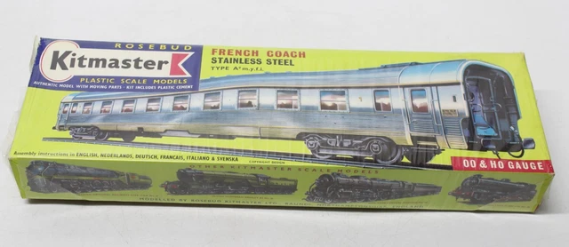 ROSEBUD KITMASTER FRENCH Coach Stainless Steel OO/HO Kit unmade and in ...