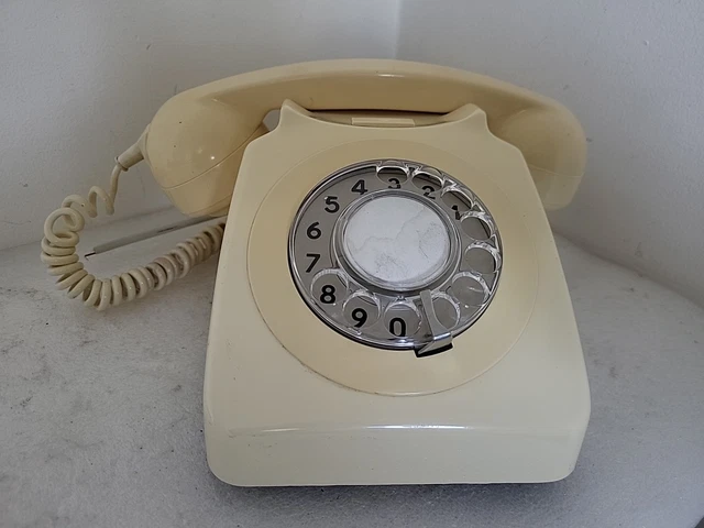 BT8746G ROTARYDIAL PHONE Cream 1980'S Needs Converting £25.63 - PicClick UK