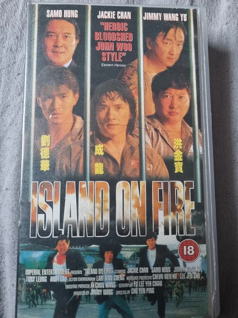 JACKIE CHAN VHS Island On Fire 1995 Martial Arts Samo Hung EUR 11,66 - PicClick IT