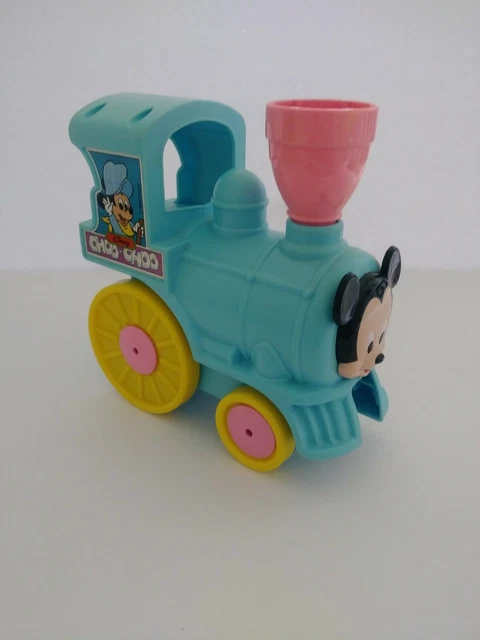 MATTEL DISNEY MICKEY Mouse and Donald Duck Choo-Choo Musical Crib Rail ...