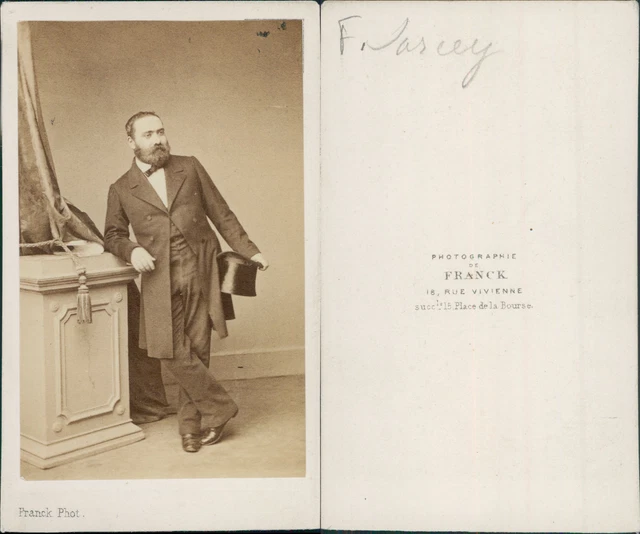 FRANCK, PARIS, FRANCISQUE Sarcey, critique et journaliste français ...