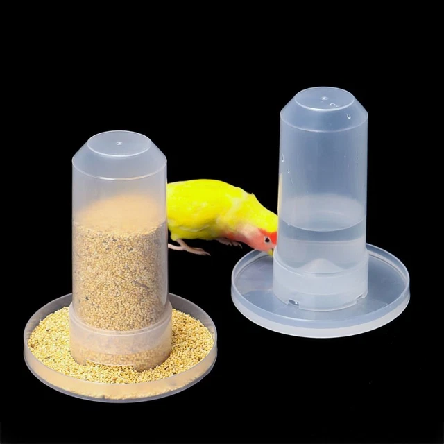 PARROT WATER DISPENSER Bird Drinking Fountain Pigeon Food Box Pigeon ...