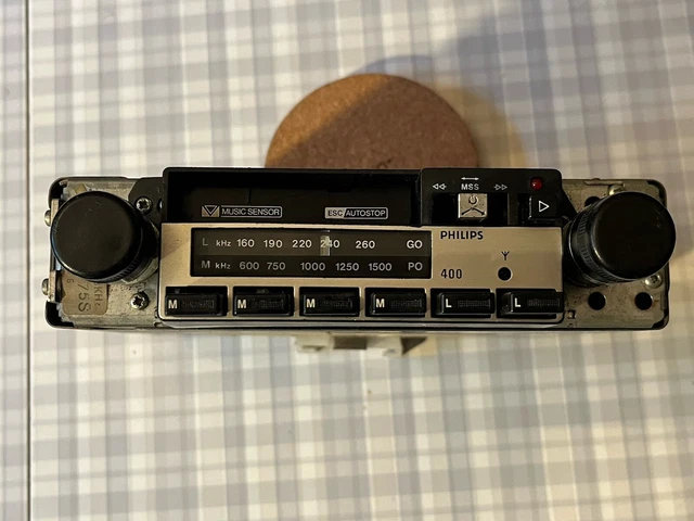 VINTAGE PHILIPS 400 Car Stereo Radio Cassette Player, Classic Car £45. ...
