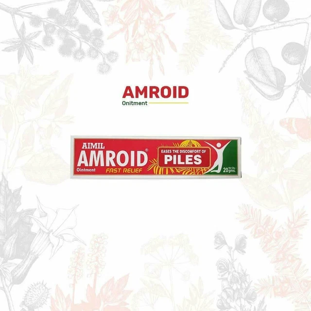 AIMIL AMROID OINTMENT For Hemorrhoid's, Piles (Bleeding/Painful ...