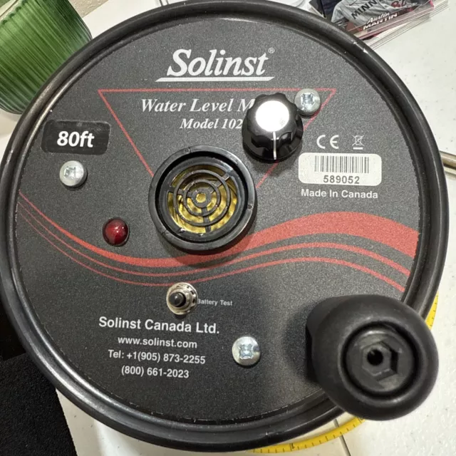 SOLINST 102M MINI Water Level Meter P10/N2/80ft $399.99 - PicClick