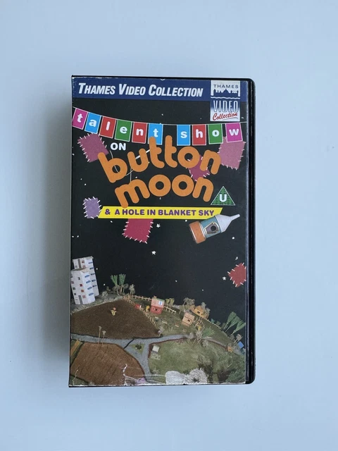 BUTTON MOON VHS Talent Show Vintage Retro Thames Video A Hole In ...