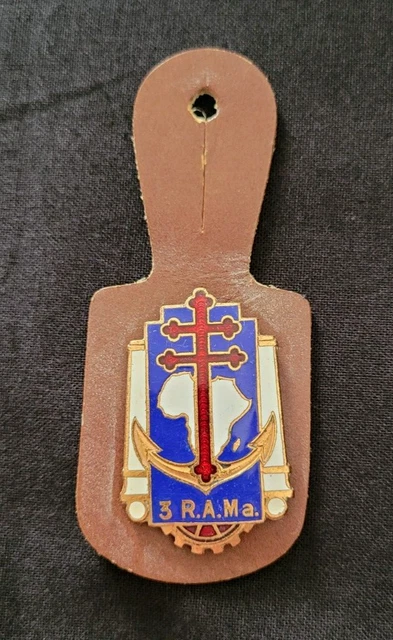 3RD MARINE ARTILLERY Regiment Badge 3rd R.A.M.a. Drago French Army ...