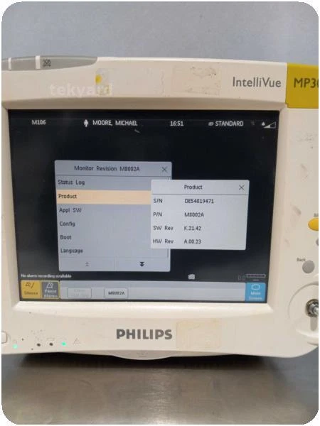PHILIPS INTELLIVUE MP30 M8002A Vital Signs Monitor ! (318404) £194.55 ...
