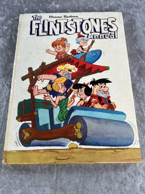 RARE VINTAGE RETRO The Flintstones Annual 1968 Hardback Comic Book VGC ...